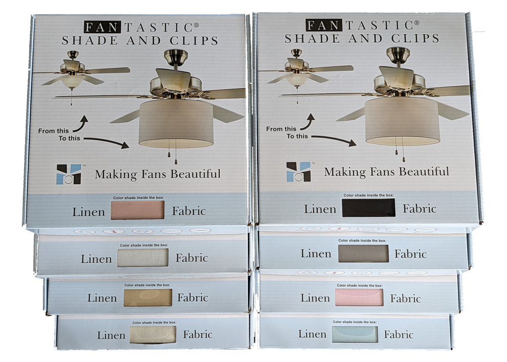 Fantastic Bundle Ceiling Fan Clips & Shade - Fantastic Shade Clips